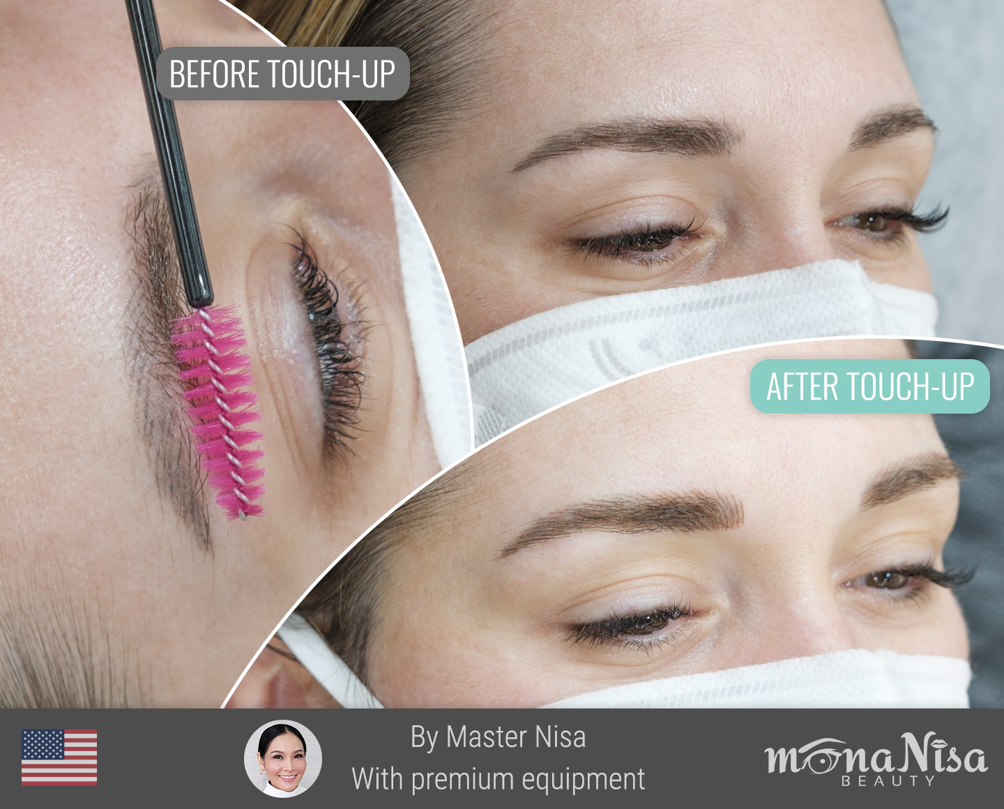 View photos of 3D eyebrows, lip color, areola tattoos, eyeliner tattoos ...