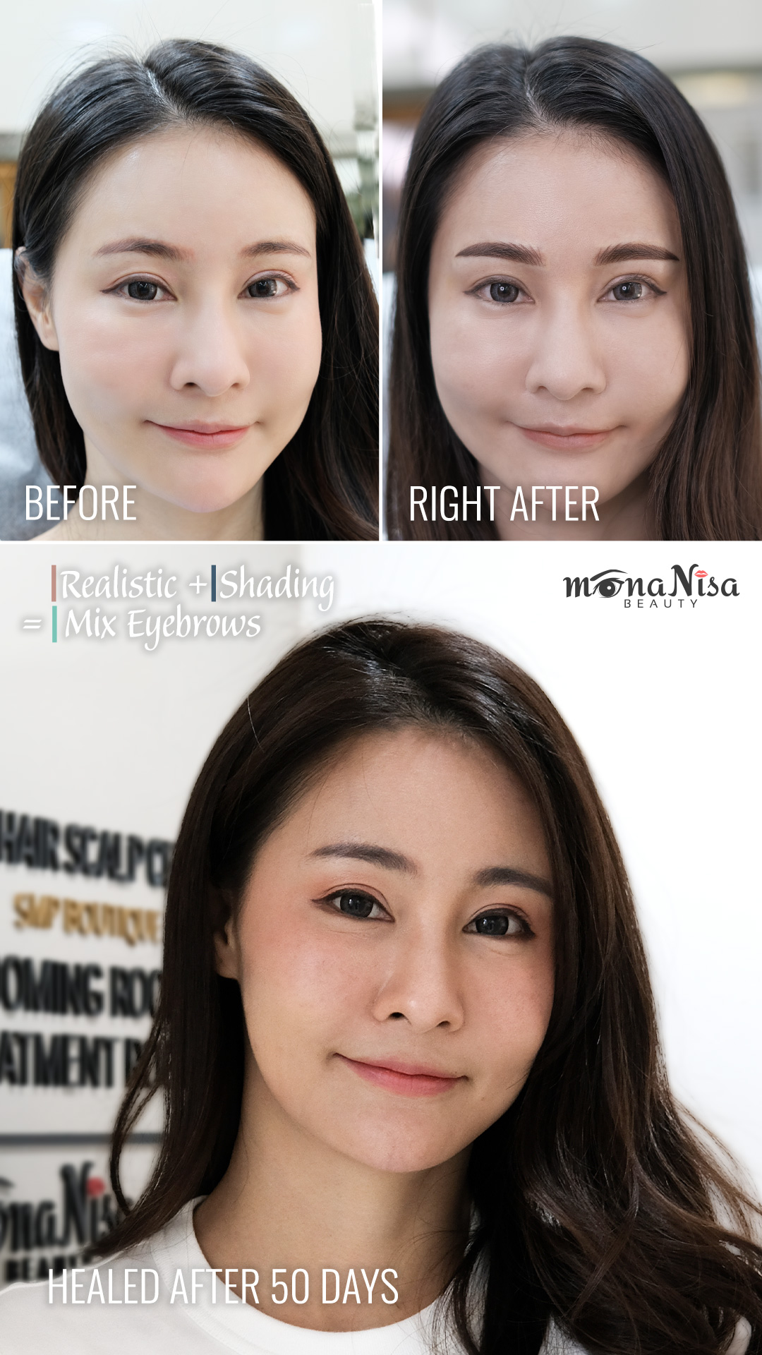 View photos of 3D eyebrows, lip color, areola tattoos, eyeliner tattoos ...